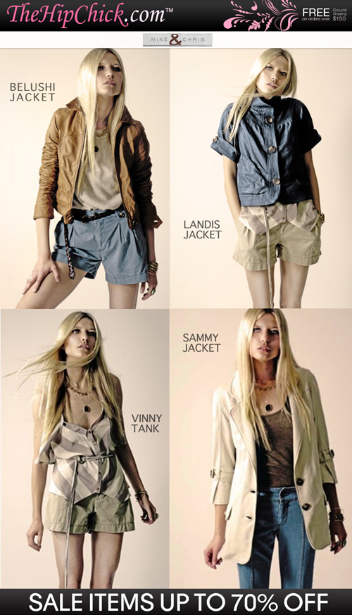 Mike & Chris Available at TheHipChick.com! - Celebrity Style Guide