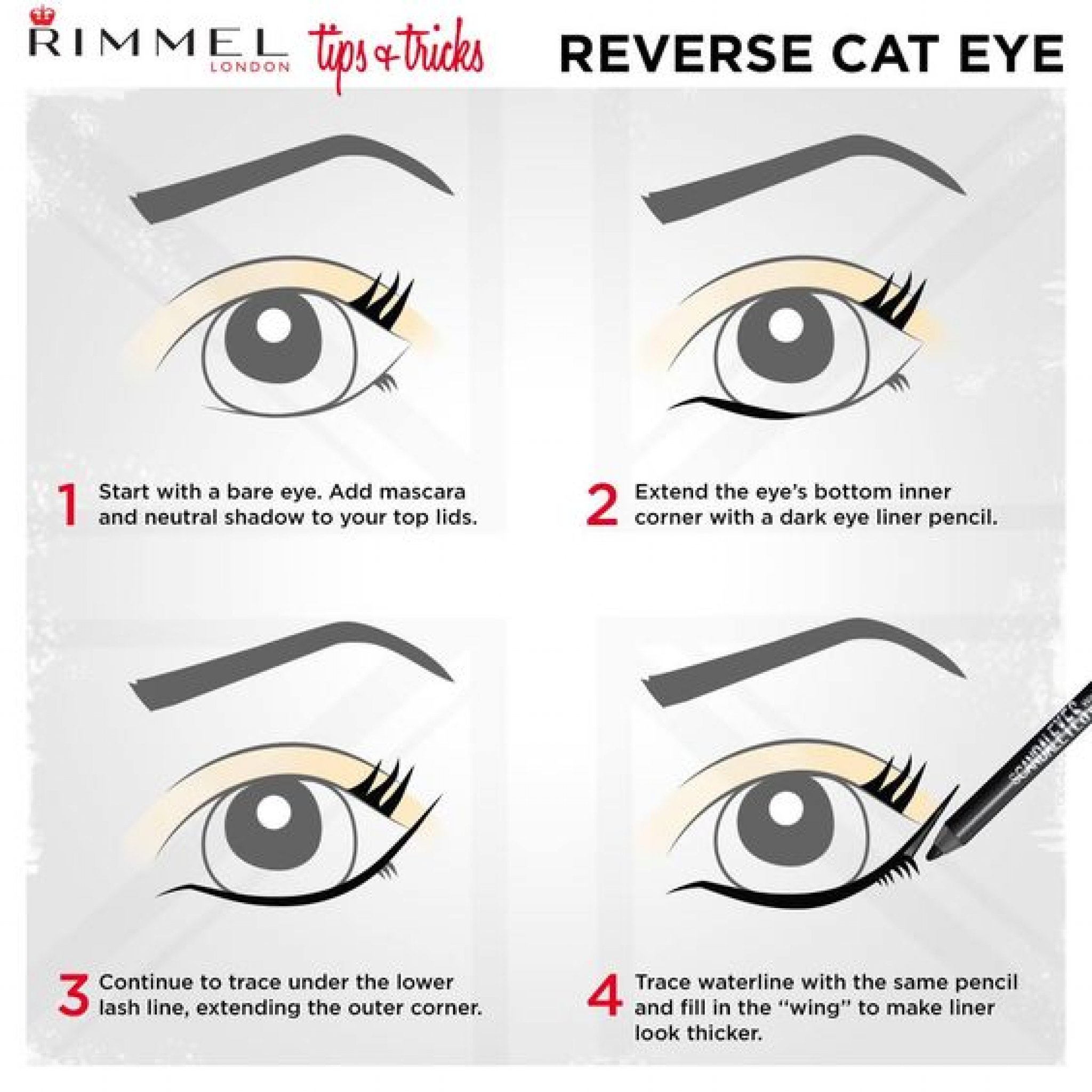 How to do the Reverse Winged Liner/Reverse Cat Eye | CSG